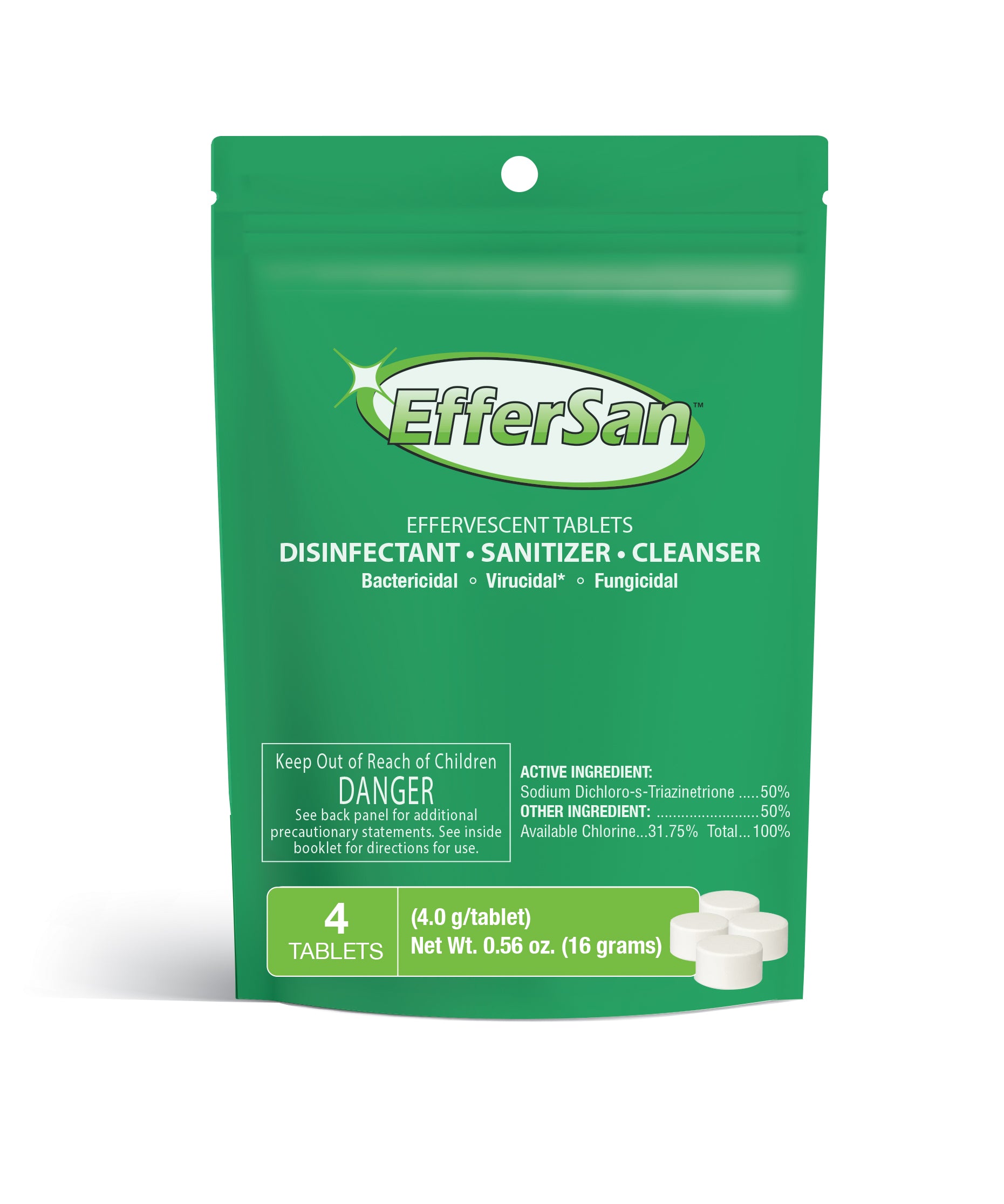 Sanitizing and Disinfecting Tablets | EfferSan Multi-Purpose Sanitizer ...